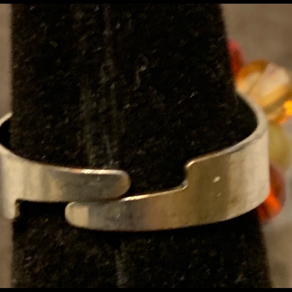 Jewelry | Dangling Multi Color Beaded Ring Extendable | Poshmark